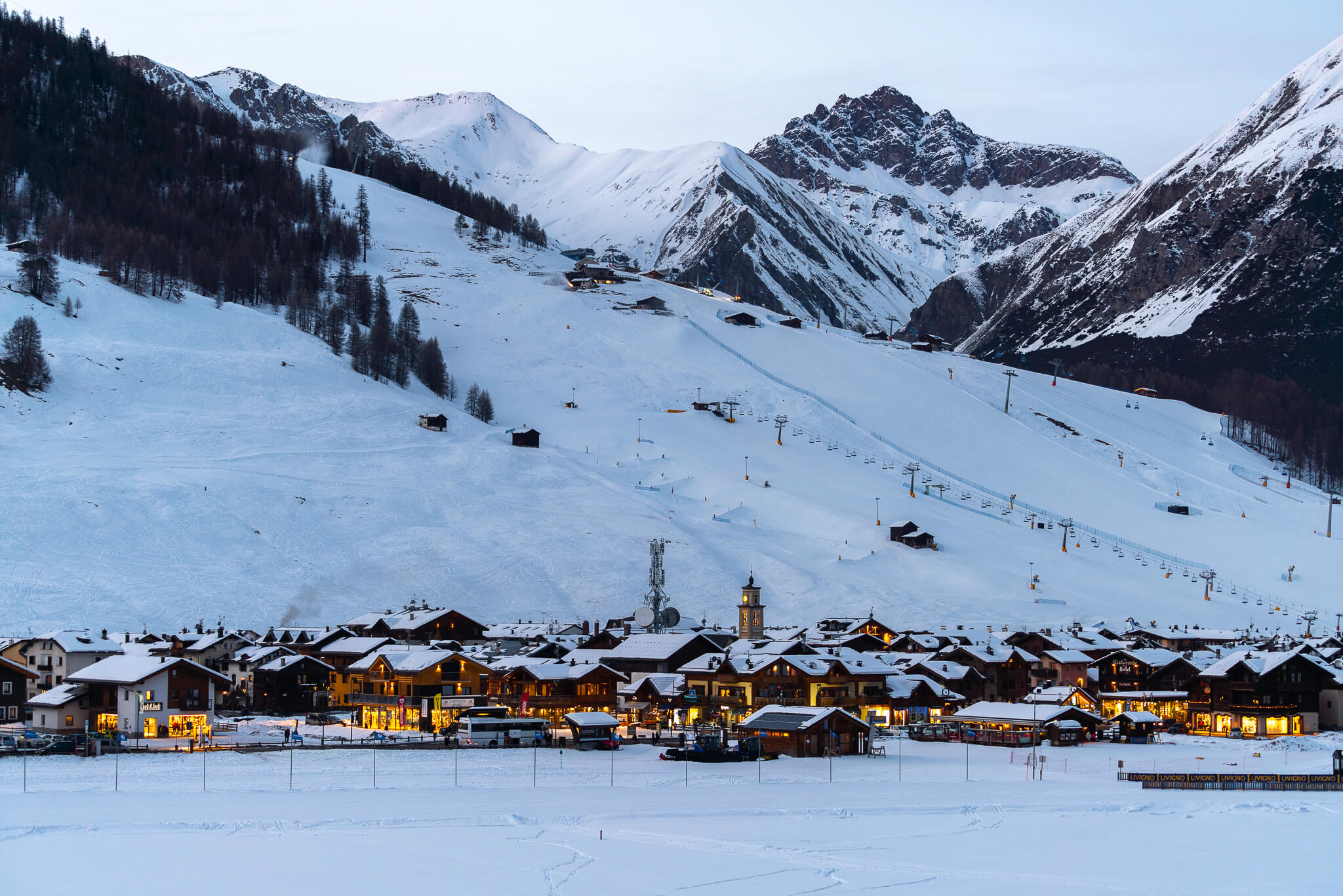Winter in Livigno - Ski resort in Livigno - Italy